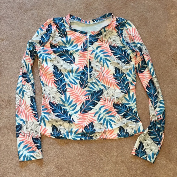 SHEIN | Swim | Shein Quarter Zip Swim Top | Poshmark